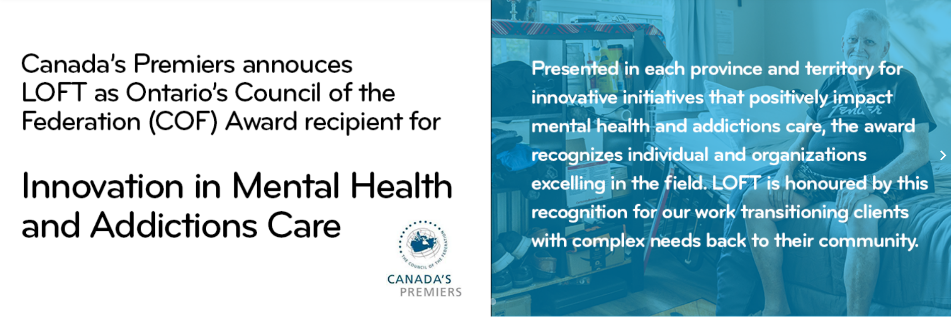 NWT OHT Partner LOFT Community Services Awarded for Innovation in ...